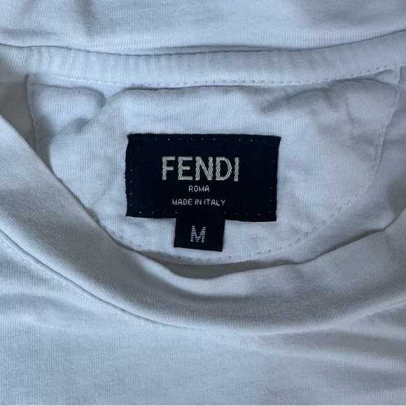 Fendi | Tops | Fendi Classic White Tee | Poshmark